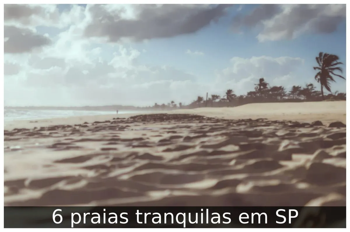 6 praias tranquilas em SP - Portal Útil