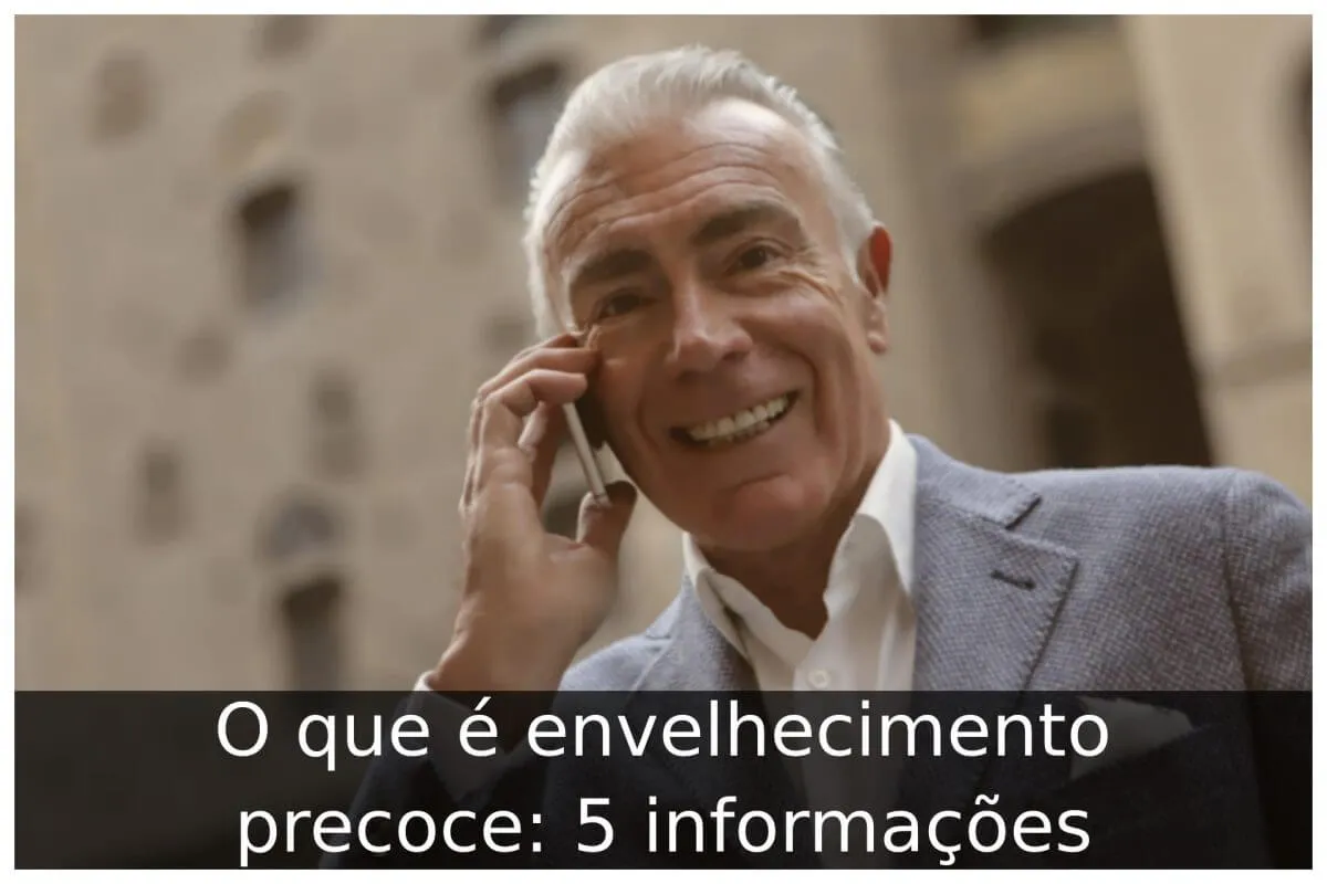 O que é envelhecimento precoce: 5 informações - Portal Útil